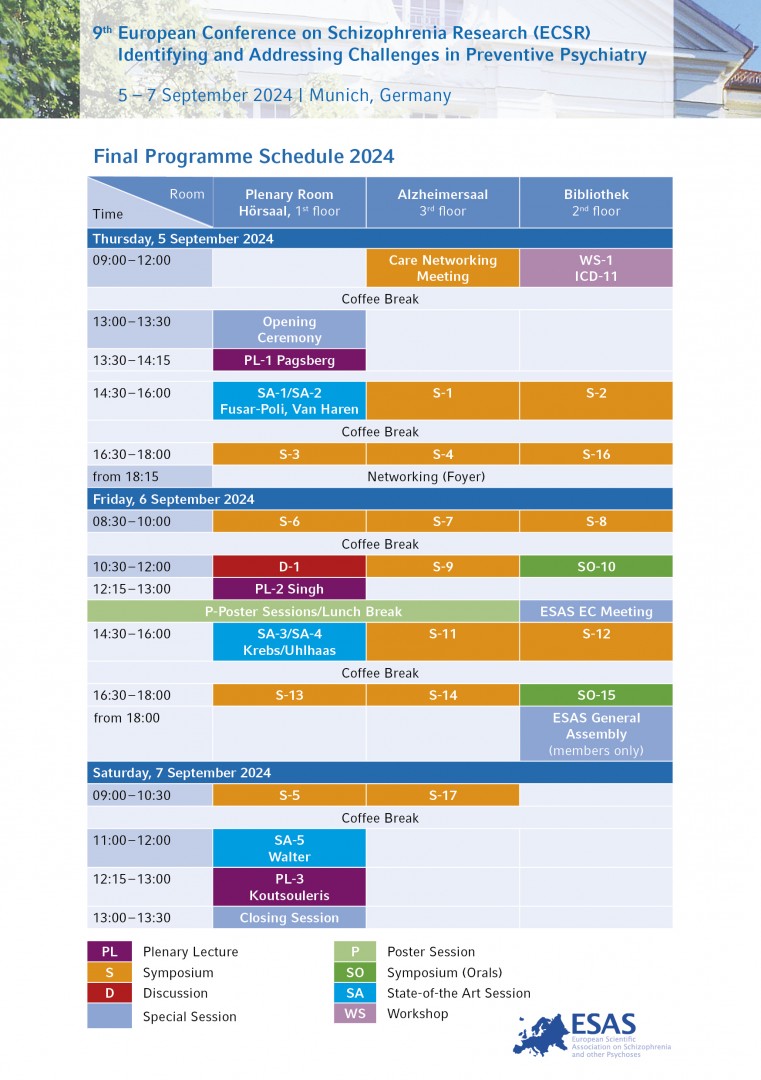 Programme Overview - Scientific Programme - ECSR
